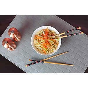 Naruto Shippuden Akatsuki Wooden chopsticks | Naruto Chopstick Set Of 2 | Anime Stuff | Kitchen Deco | Anime Wood Chopsticks | Official Licensed By Just Funky