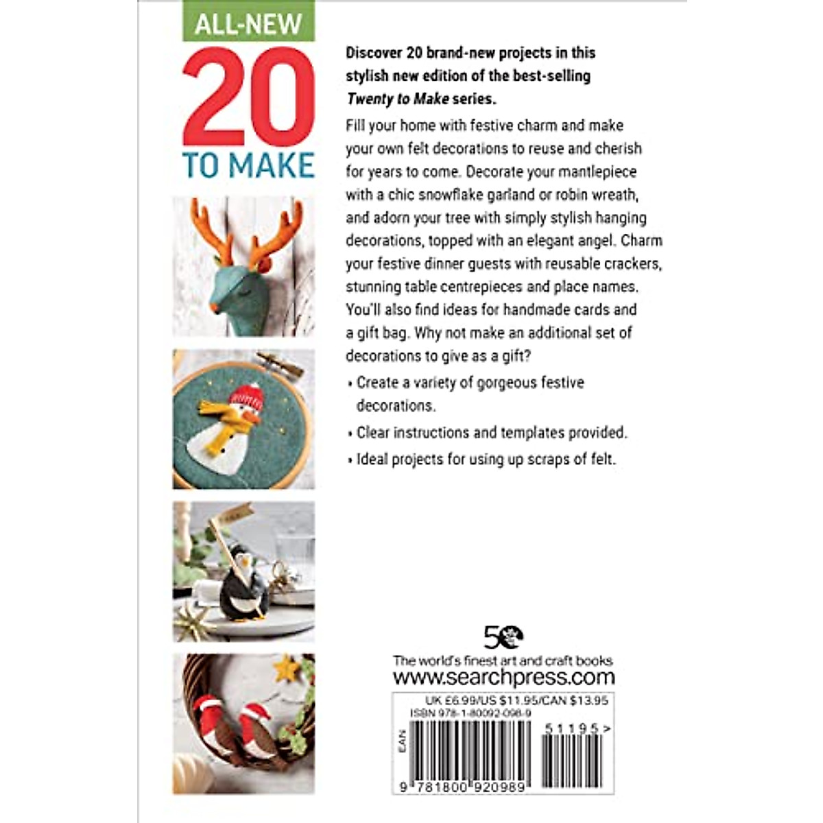 All-New Twenty to Make: Festive Felt Decorations (All New 20 to Make)