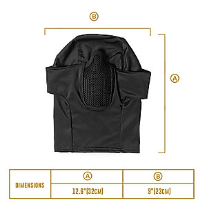 OneTigris Balaclava Mesh Mask, Ninja Tactical Mask with Full Face Protection for Outdoor (Olive)