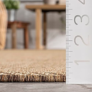 nuLOOM Freda Casual Geometric Indoor/Outdoor Area Rug, 8' x 10', Beige