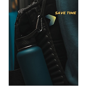 5 Pack - Multipurpose Heavy Duty Carabiner - Snap Hooks - Small Carabiner Clip - Large Carabiner Clip - Clips for Keys - Carribeaner Hook (2.35 Inch)