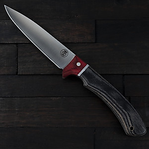 Prince of Scots 4.5 Inch Paring/Utility Knife | Extra-Large Handle | Premium Steel, Multipurpose Straight Edge, Spear Point