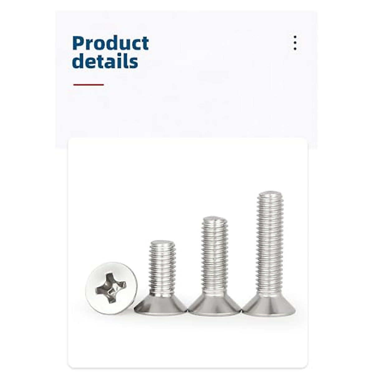 COYOUCO 500 PCS M5 X 6/8/10/12 Mm Flat Countersunk Head Machine Screws, Phillips Drive, 304 Stainless Steel, Full Thread,M5*12 500