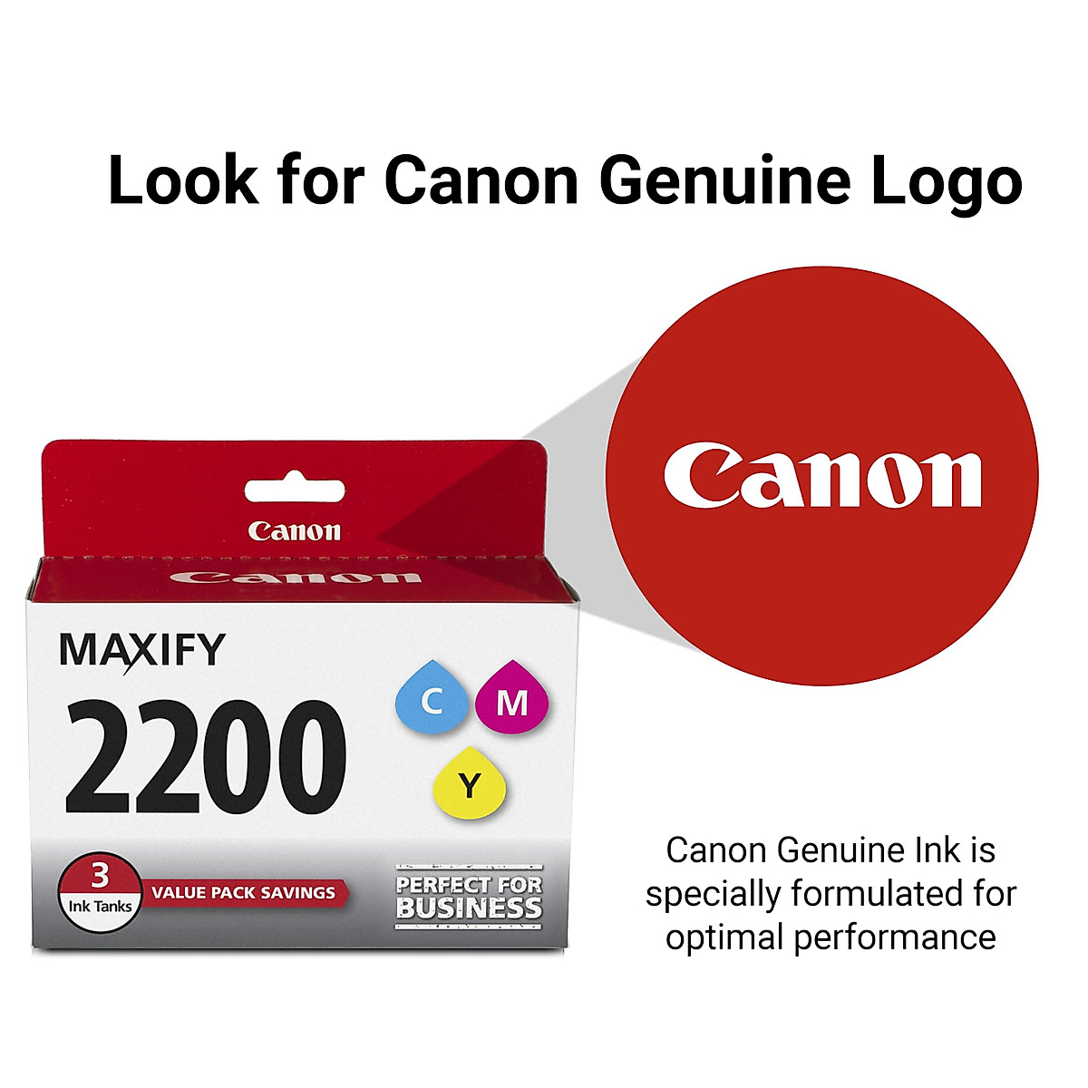 Canon PGI-2200 3 Color Multi Pack Compatible to IB4120, MB5120, MB5420, IB4020, MB5020, MB5320