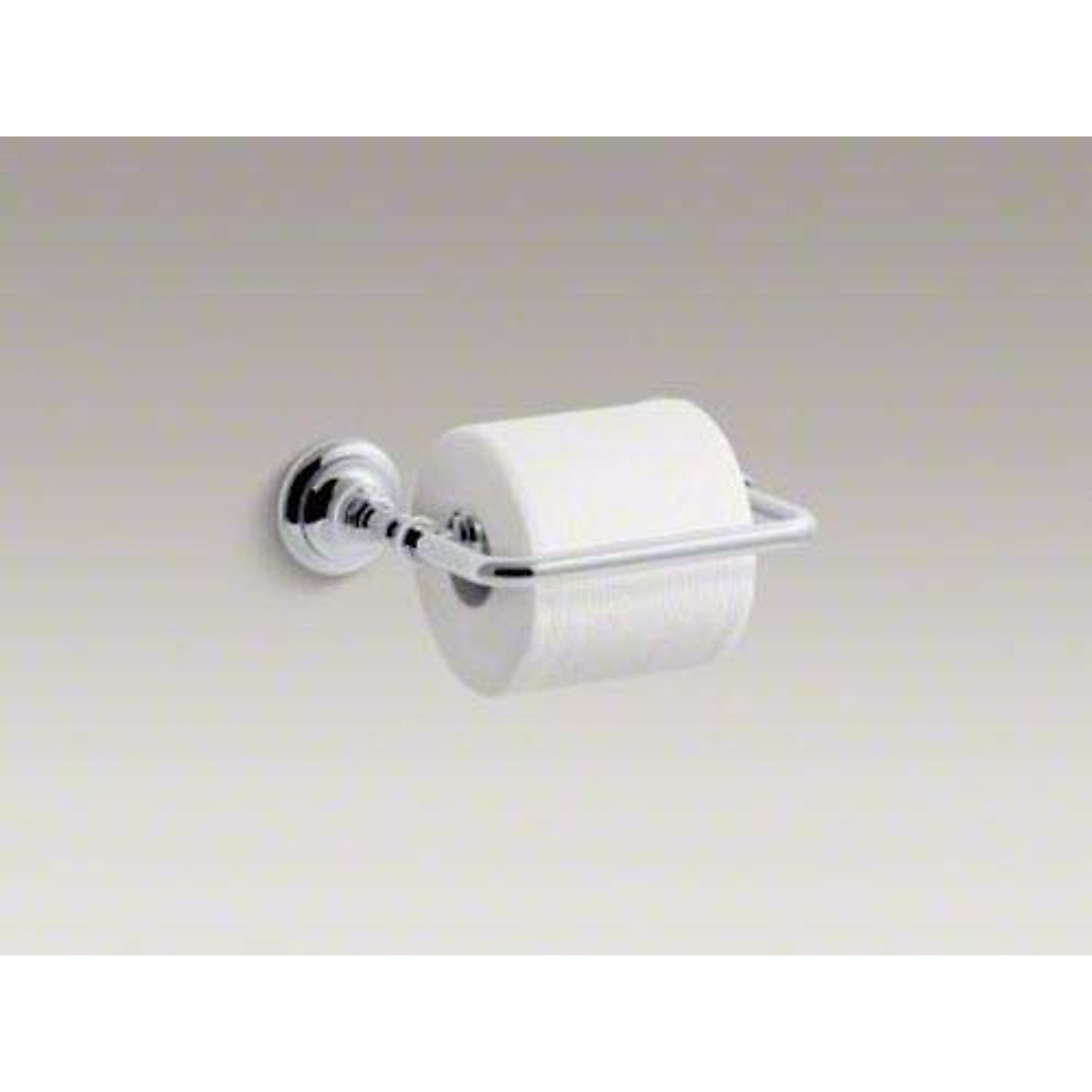 KOHLER K-72573-CP Artifacts Pivoting toilet tissue holder, Polished Chrome
