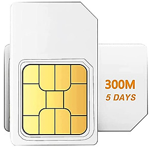 Prepaid SIM Card | Taiwan, Singapore, Malaysia, Thailand, Indonesia, Cambodia, Vietnam 5 Days,Unlimited Internet Access,Travel Use Data Card Date SIM Card (for Data Use Only)