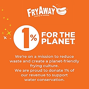 FryAway Deep Fry Waste Cooking Oil Solidifier Powder, 100% Plant-Based Cooking Oil Disposal, Solidifies Up to 8 Cups of Oil per use, (2ct per Package, 16 Cups/4 Liters)