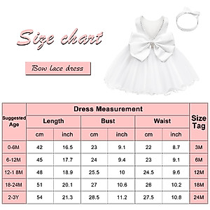 LZH Baby Girl Dresses, Flower Girl Toddler Dress Baby Flower Girl Dress,Baptism Dresses for Baby Girls Birthday Dress