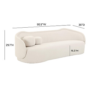 Tov Furniture Circe Textured Velvet Sofa