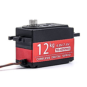 Waterproof 12kg Servo 180 Dgree Metal Gear High Speed Digital Servo Motor for Helicopter Tail Robot Car Drone Boat