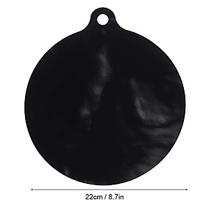 Electric Induction Cooktop Protector Mat Set, Silicone Nonstick Pastry Mat Heat Resistant Nonskid Table Mat Round Heat Insulated Pad 22cm Kitchen Utensils