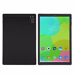 LEYT Black Tablet 6GB RAM 128GB ROM 100-240V 2.4G 5GWiFi 10.1 Inch IPS Octa Core CPU Reading Tablet for Work (US Plug)