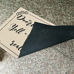 Personalized Doormat, Custom Photo Text Image Logo Non-Slip Washable Design Mat Indoor Outdoor for Bedroom Room Garden Office, Bathroom Home (27.6"x47.3")