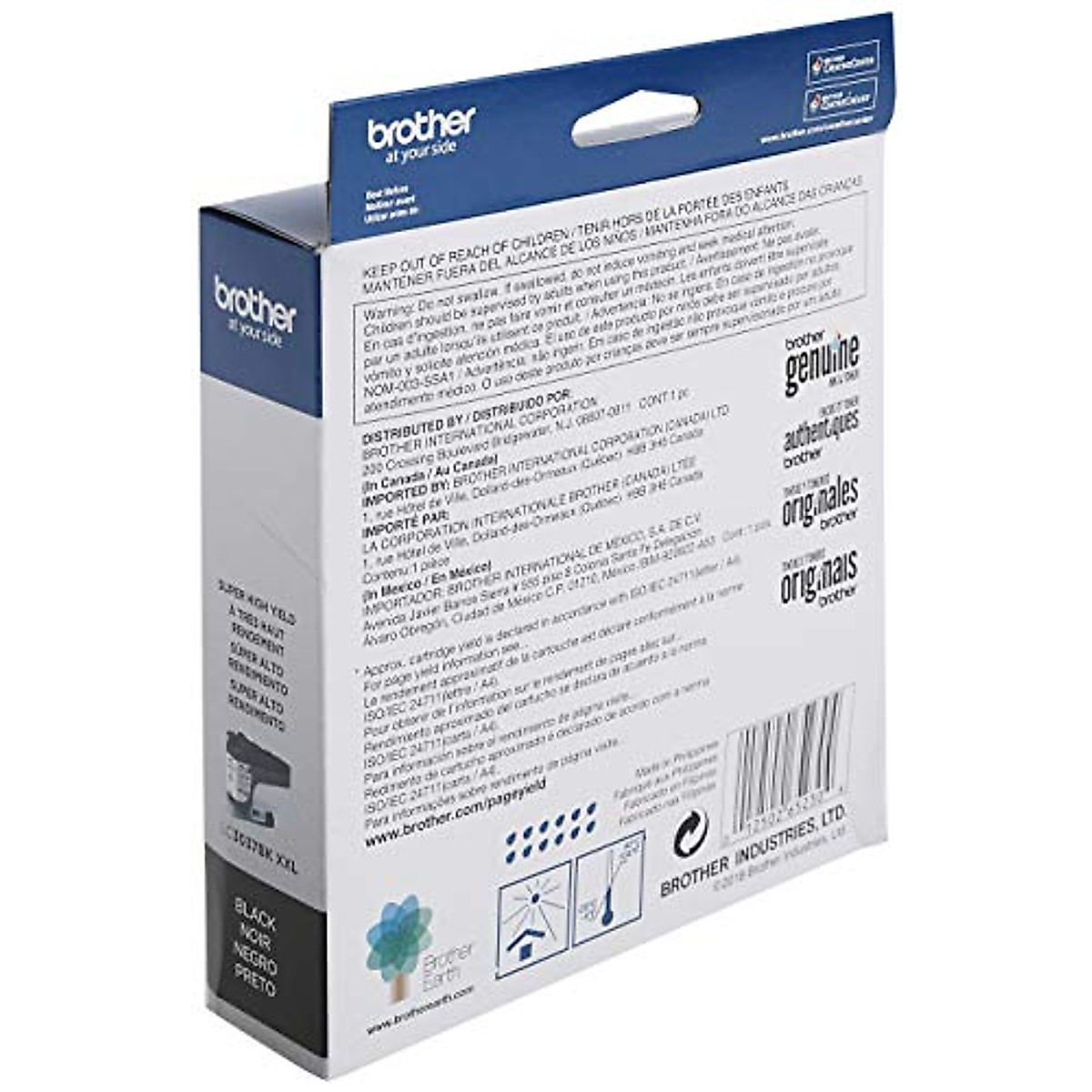 Brother® LC3037 Extra-High-Yield Black Ink Cartridge, LC3037BKS