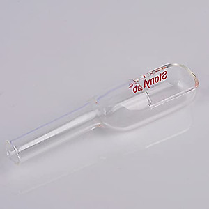 stonylab Glass Weighing Funnel, Borosilicate Glass Weighing Funnel Transfer Funnel with Pouring Neck for Sample Transfer Laboratory Research