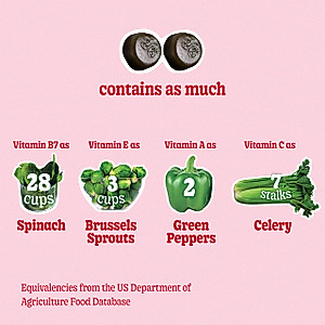 8Greens Supergreens Beauty Gummies with Collagen & Biotin | Super Greens Powder Superfood Gummy for Healthy Skin, Hair, Nails, Glow, and Firmness, Superfood Booster, Strawberry Flavored, 50 Count