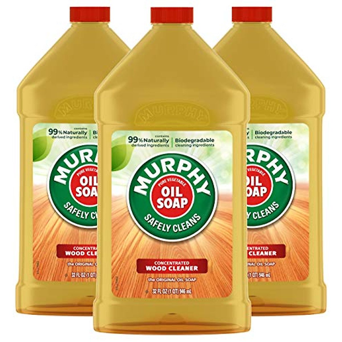 Murphy Oil Soap Wood Cleaner, Original, 32 Ounce, 3 Pack
