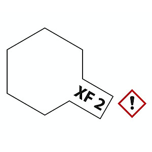 Tamiya USA TAM81702 Acrylic Mini X-F2 Flat White 1/3 Oz