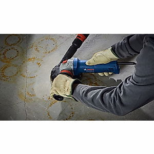 Bosch GWS10-450PD 4-1/2 In. Ergonomic Angle Grinder with No Lock-On Paddle Switch