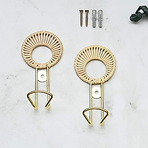 MBVBN Wall Hooks Boho Decor Hooks for Hanging Towel Hooks Coat Hooks Boho Decor Wall Hooks for Hanging Key Hook Purse Hook Hat Hook