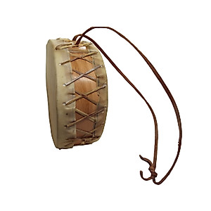 GCenterprise, hand drum 6 IN, shaman drum, frame drum, world drum, native american drums, small handmade drum YAQUI