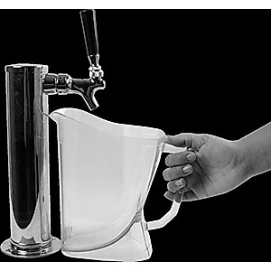 Carlisle FoodService Products PPP60 Perfect Pour Shatter-Resistant Beer Pitcher, 60 oz.