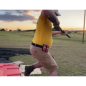 Johnny Clip 2x4-12 Gauge Caddy-Quad Loader-Speed Loader for 3 Gun Practical Shotgun-12 Gauge ShotShell Carrier Holder