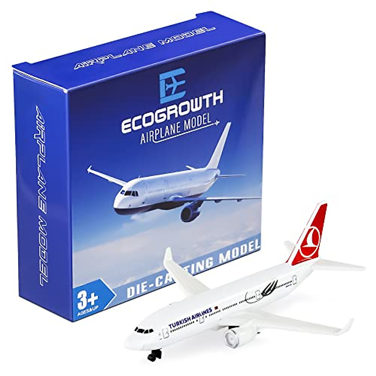 EcoGrowth Model Planes Turkey Airplane Model Airplane Toy Plane Aircraft Model for Collection & Gifts