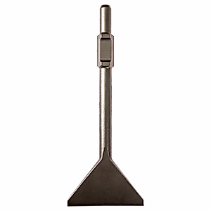 6-in Wide THINSET REMOVAL BIT, Tile and Demo Chisel, 1-1/8 (30mm) Hex, Jackhammer Chisel!! (6" X 16")
