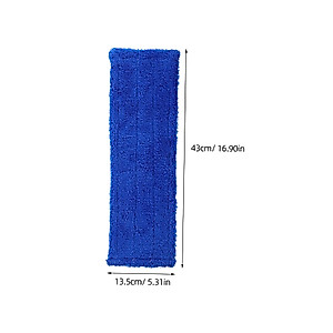 SOESFOUFU 4pcs Mop Replacement Cloth Mops Heads Replacement Mop Pad Replacement Clean Mop Pad Floor Cleaner Mop Mats Replacement Mop Pad Commercial Cleaning Refills Coral Fleece