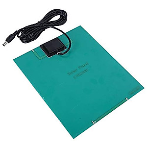 Solar Panel Charger, 6W 6V Monocrystalline Silicon Solar Panel Outdoor DIY Solar Panel Battery Charger Power Supply