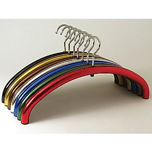 Precision Hanger in Blue With Felt. The Dimple & Crease Free Hanger Solution - 7 Colors Available - Click "2 New" for Other Offers!