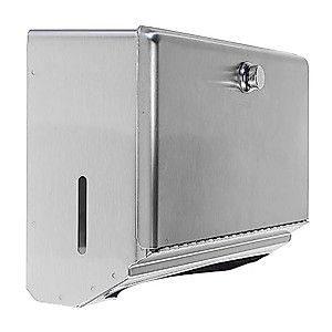 Bobrick Surface-Mounted Paper Towel Dispenser, 10.75 X 4 X 7.13, Stainless Steel