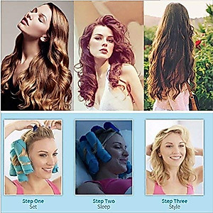 The Sleep Styler - As Seen on Shark Tank - Heat Free Curlers,. Includes 8 Mini (3 Inch) Rollers