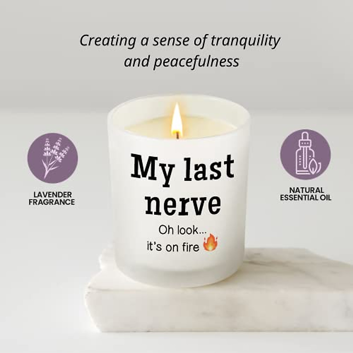 Birthday Gifts for Women - Funny Gifts for Her, Mom, Best Friends Female, Girlfriend, Sister, Boss Lady, Coworker - Friendship Gifts for Women Friends, Coworker Gifts for Women - Scented Candle