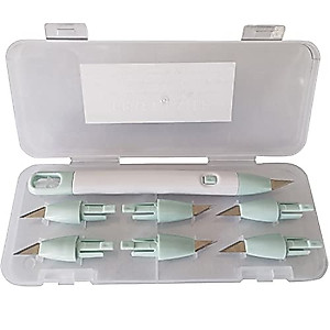 Corey-z Precision Craft Knife Kit, Exacto Knife Set, Carving Hobby Knife, Utility Craft Cutting Tool Coming With 6 Additional Blades For Art, Scrapbooking, Cutter, Stencils, and DIY Projects