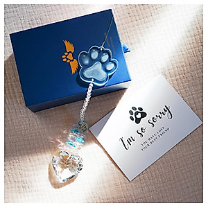 Pet Memorial Suncatcher, Dog Memorial Gifts, Pet Loss, Pet Sympathy, Thoughtful Dogs and Cats Remembrance, Bereavement Gifts
