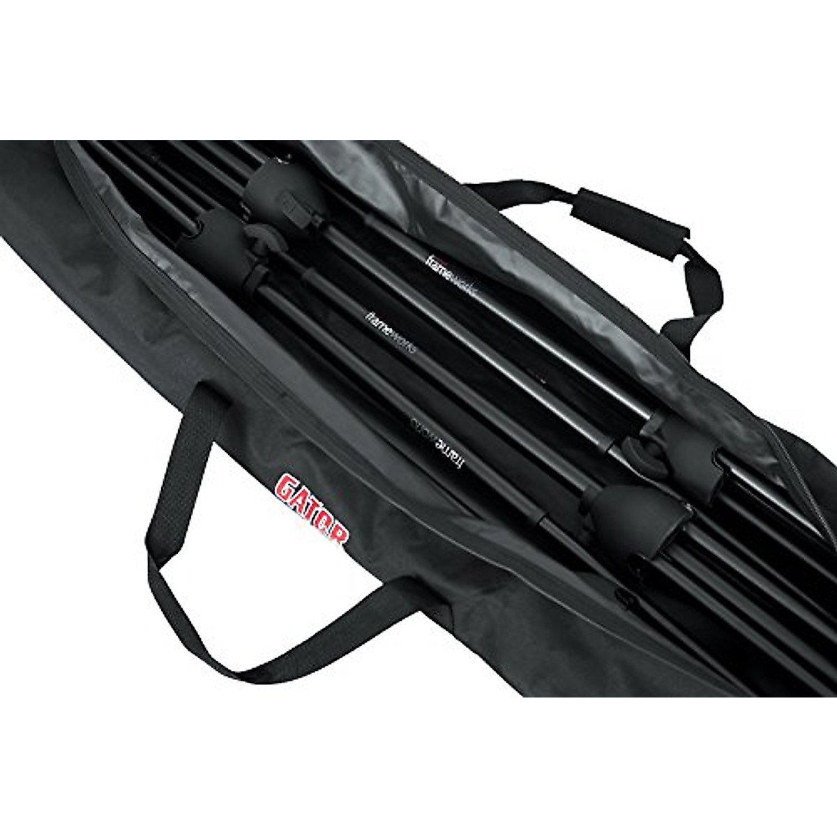 Gator Cases Stand Carry Bag with 50" Interior; Holds (2) Speaker, Microphone or Lighting Stands (GPA-SPKSTDBG-50),Black