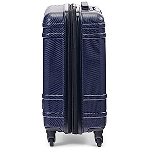 Tommy Hilfiger Lexington Upight Hard Suitcase, Navy, 21"