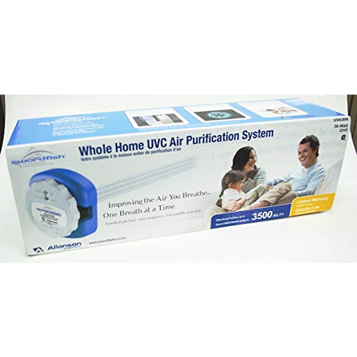 Swordfish UV 36Watt Air Purification System UVA36WB