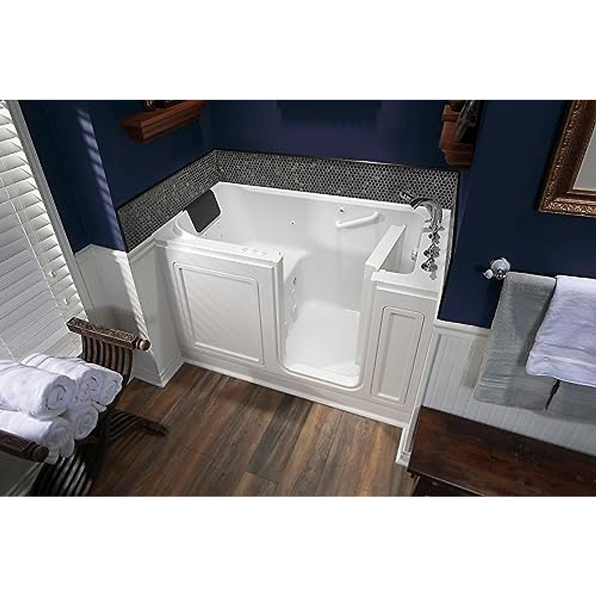American Standard 3260.219.CRW Acrylic Whirlpool and Air Spa 32"x60" Right Side Door Walk-In Bathtub in White