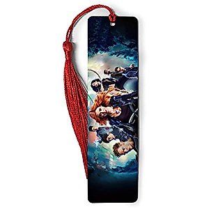 Bookmarks Metal Ruler Shadowhunters Bookography Measure Tassels Bookworm for Book Markers Lovers Reading Notebook Bookmark Bibliophile Gift
