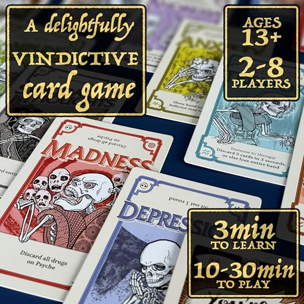 Side Effects: Unleash The Fun & Chaos Using Therapy & Medication in This Hit Card Game for 2 to 8 Players