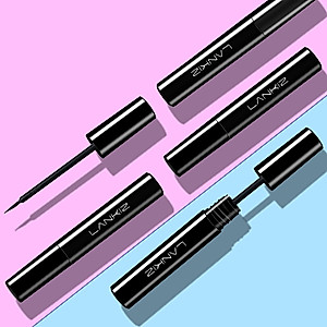 LANKIZ Magnetic Eyeliner 3 Tubes 5ml, Magnetic Lash Liner, Liquid Eyeliner for Magnetic Eyelash, Natural Looking, Waterproof (5ml0.17us.fl.oz)
