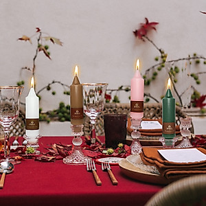 White Taper Candles Handmade Candle 5 Inch Short Candle Sticks Dinner Candlesticks 4PCS for Dinner Household Wedding Party Home Décor