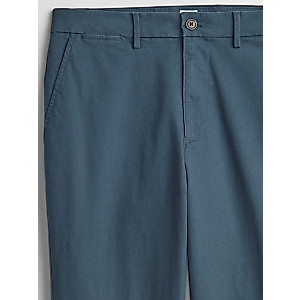 GAP Mens Essential Slim Fit Khaki Casual Pants, Medium Indigo 25, 34W x 32L US