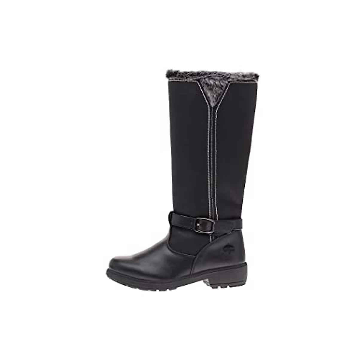 totes Women's Esther Snow Boot, Black, 10