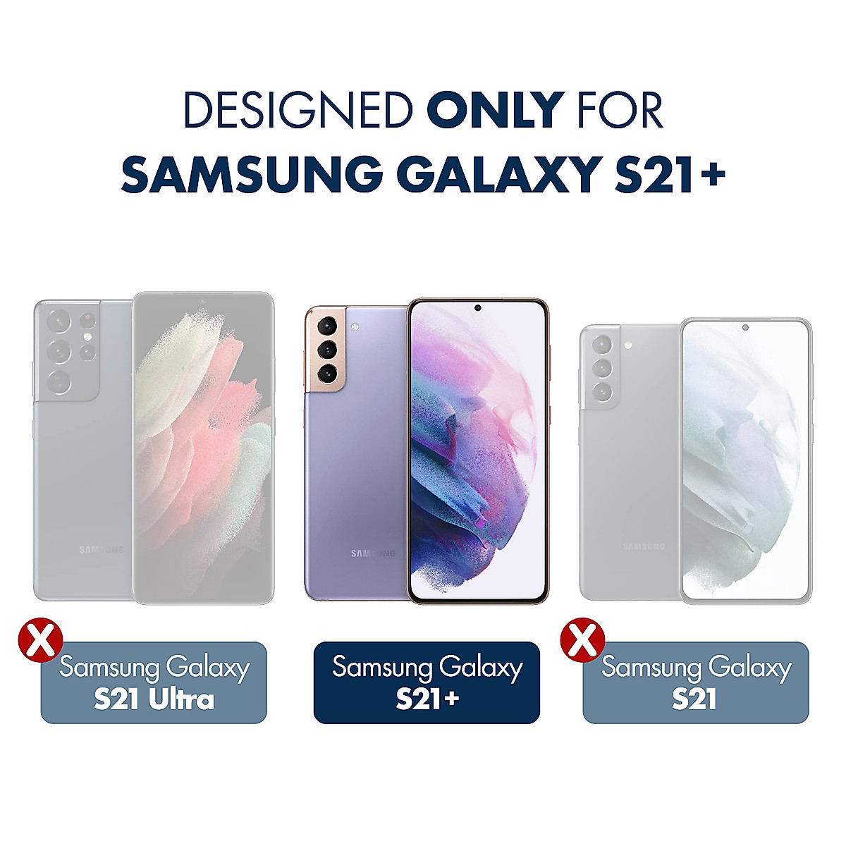 ArmorSuit MilitaryShield Screen Protector Designed for Samsung Galaxy S21 Plus (6.2-INCH) Case Friendly HD Clear Film