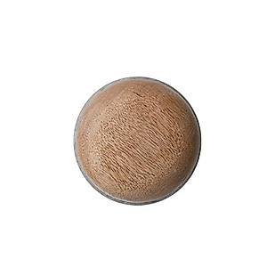 Creative Co-Op Modern Marble Wood Lid, Natural Canister