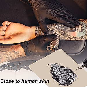 Blank Tattoo Skin Practice - Yuelong 10 Sheets Fake Skin Double Sides 8x6 Tattooing and Microblading Eyebrow Skin for Tattoo Supplies Tattoo Kit for Beginners and Experienced Tattoo Artists